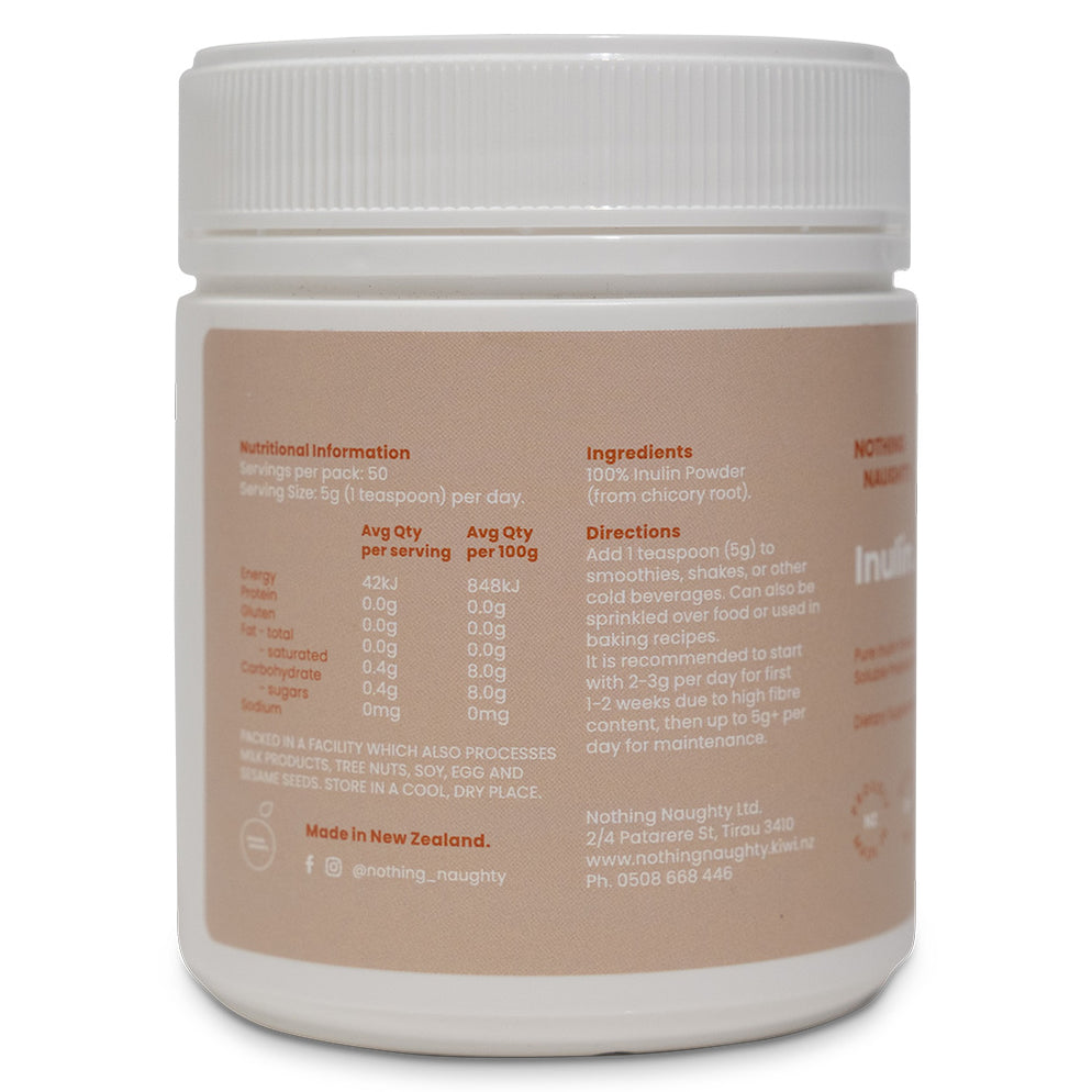 Inulin Prebiotic Fibre 250g — Nothing Naughty