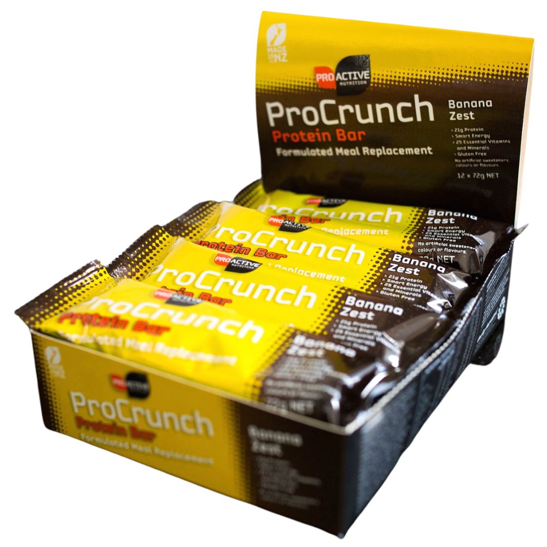 ProCrunch Protein Bars - Box of 12 - Formulated Meal Replacement ...